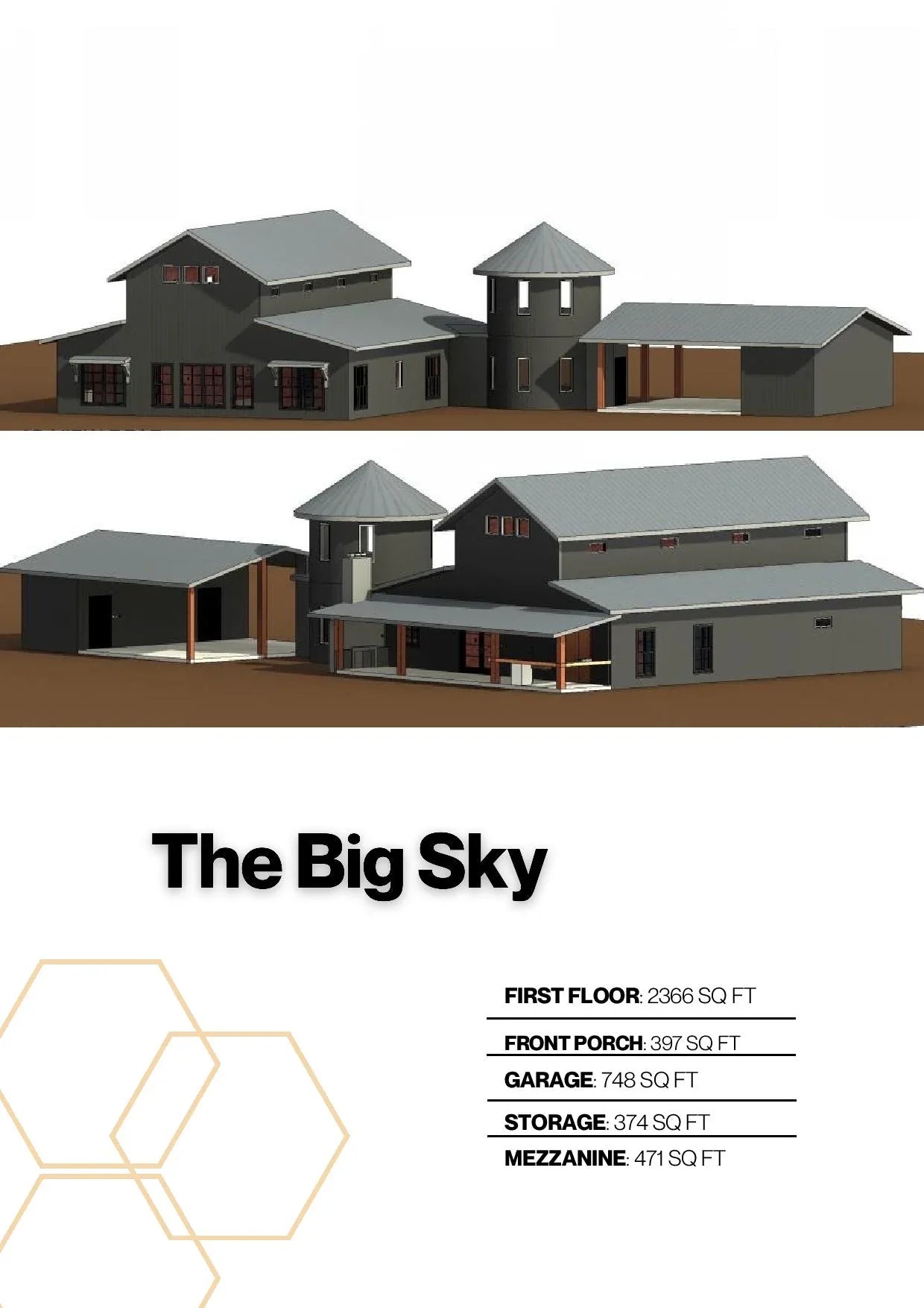 The Big Sky Barndominium House Kit – House Kits, Home Kits, House Plans ...
