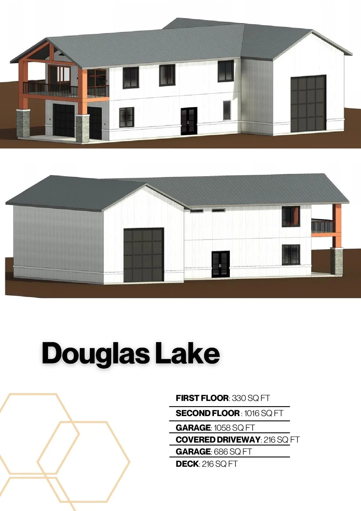 The Douglas Lake Barndominium House Kit – House Kits, Home Kits, House ...