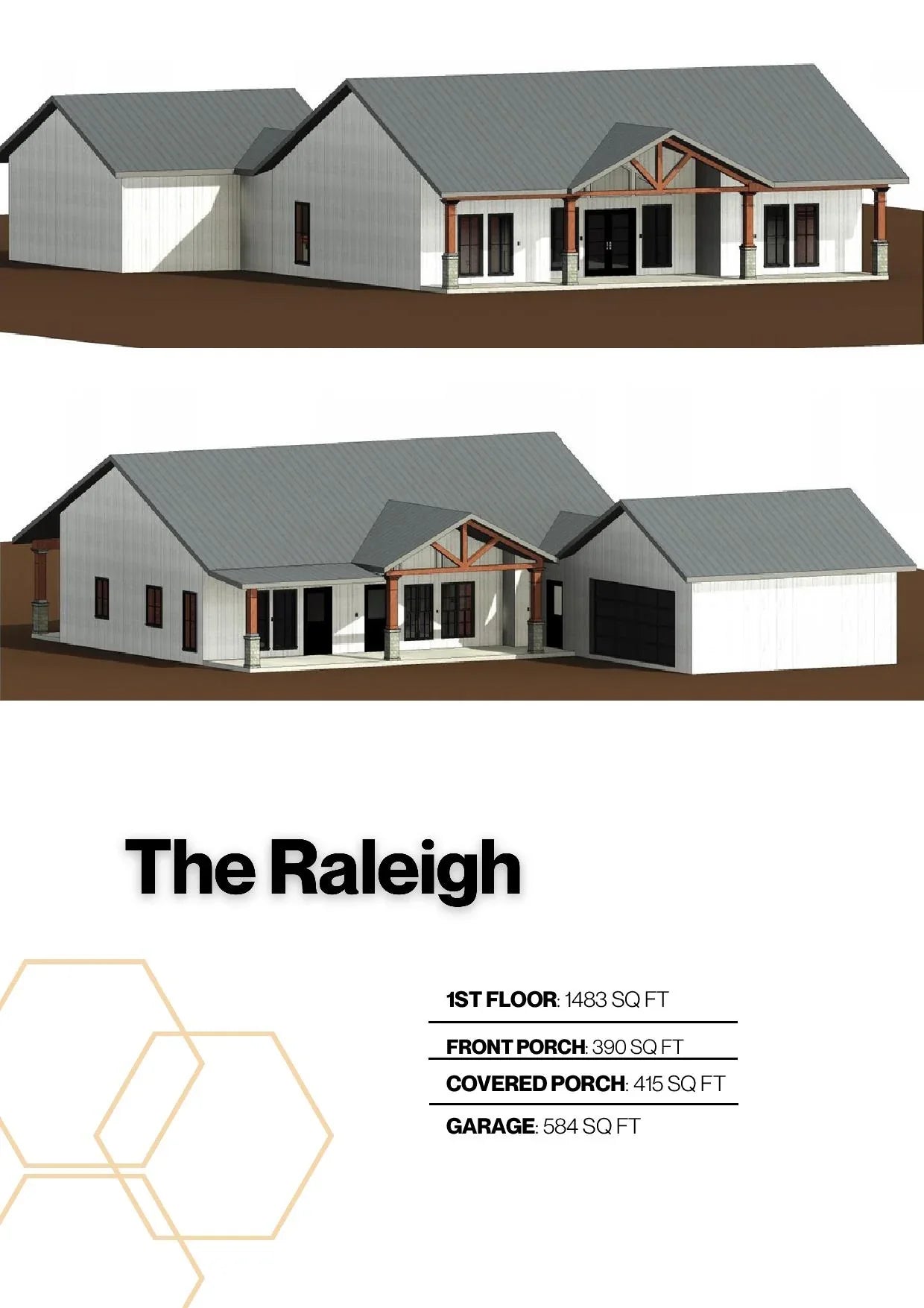 The Raleigh Barndominium House Kit – House Kits, Home Kits, House Plans ...