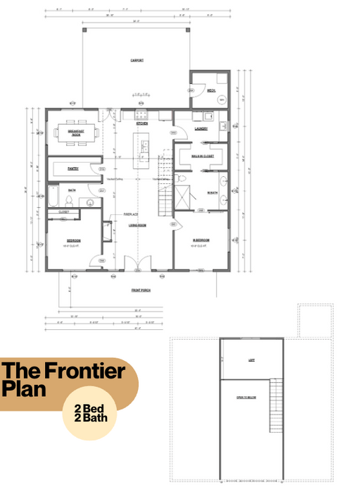 The Frontier Barndominium House Kit – House Kits, Home Kits, House ...