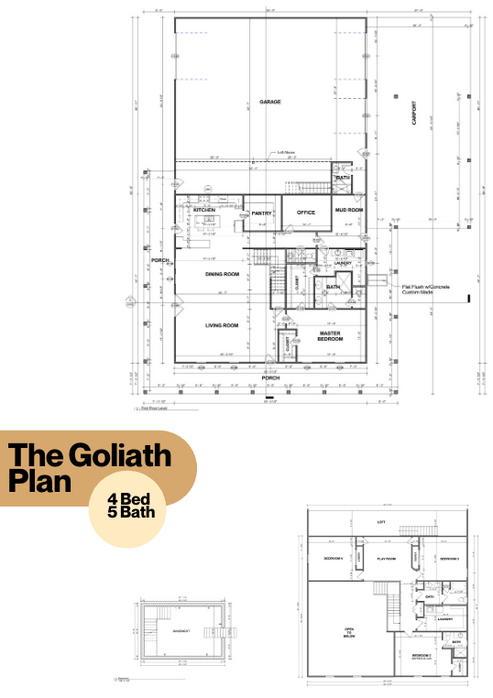 The Goliath Barndominium House Kit – House Kits, Home Kits, House Plans ...