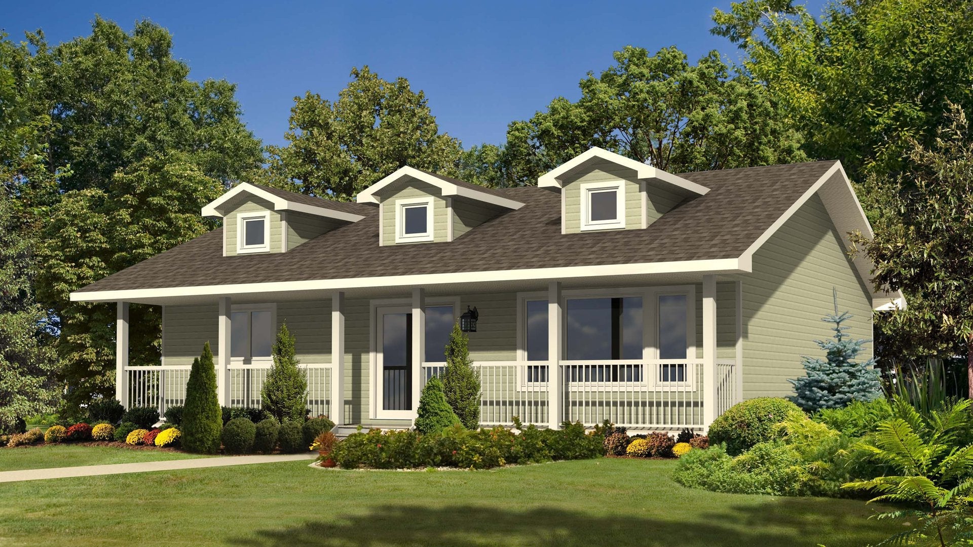 The Summer Cottage (3 bed 1 bath) – House Kits, Home Kits, House Plans ...